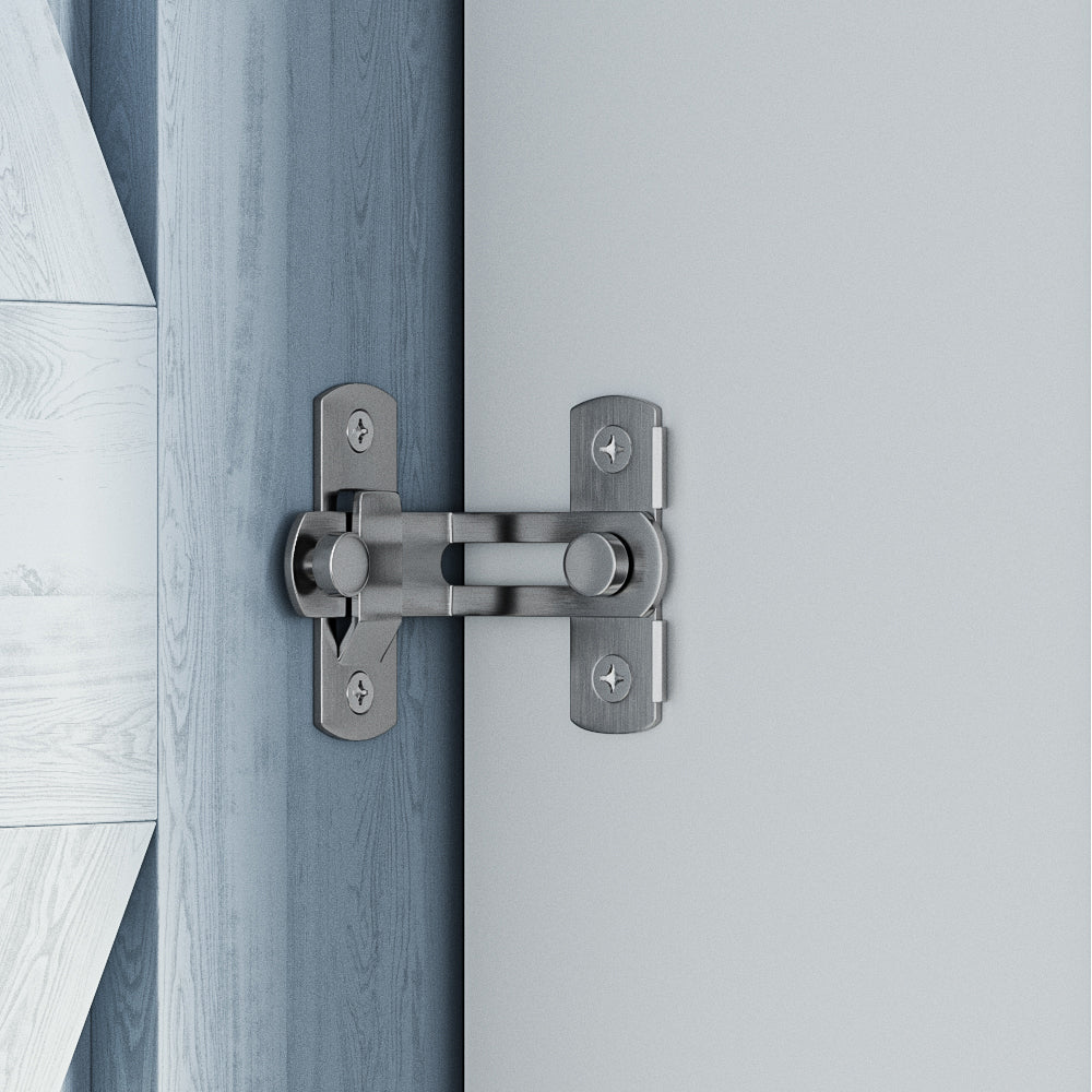 Stainless Barn Door Lock - 003 – Barn Door Hardware NZ