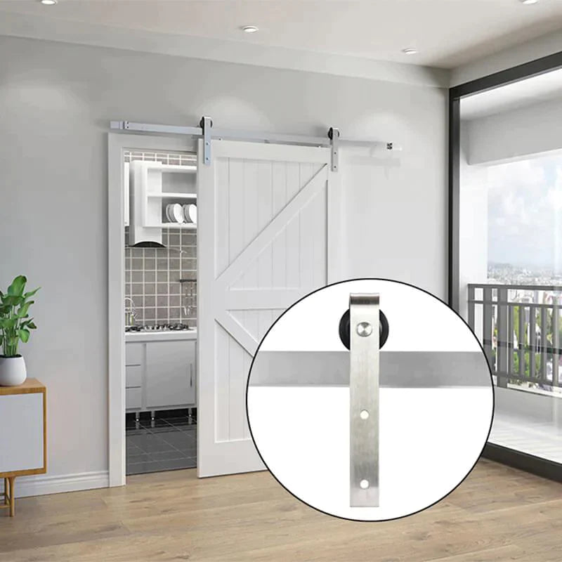 Stainless Steel Classic Side Mount Barn Door Hardware – Barn Door ...